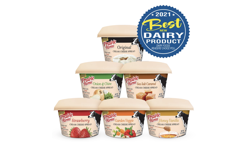 Prairie Farms Small Batch Cream Cheese Spreads Voted 2021’s Best New ...