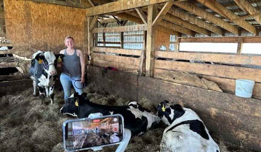 New York Dairy Farmer Hosts Live Chat with Adopt a Cow Classroom ...