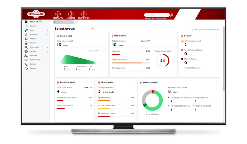 New CowManager® Dashboard adds improved functionality and ease of use ...