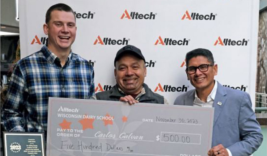 Alltech Wisconsin announces dairy farm Most Valuable Employee Award winner | Dairy Business News